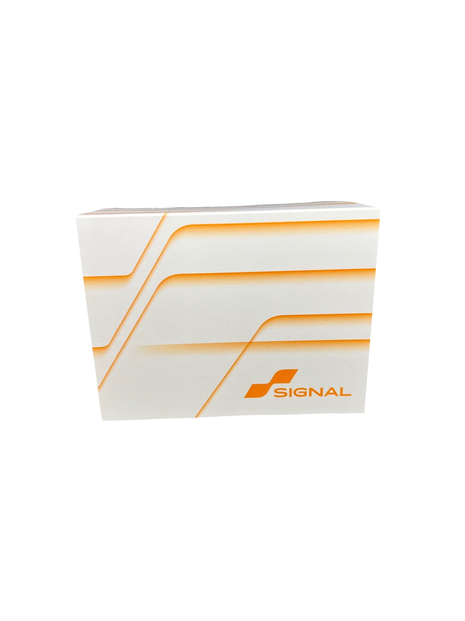 Signal Blank Card - White/Orange – Signal Intracompany Fulfillment Center