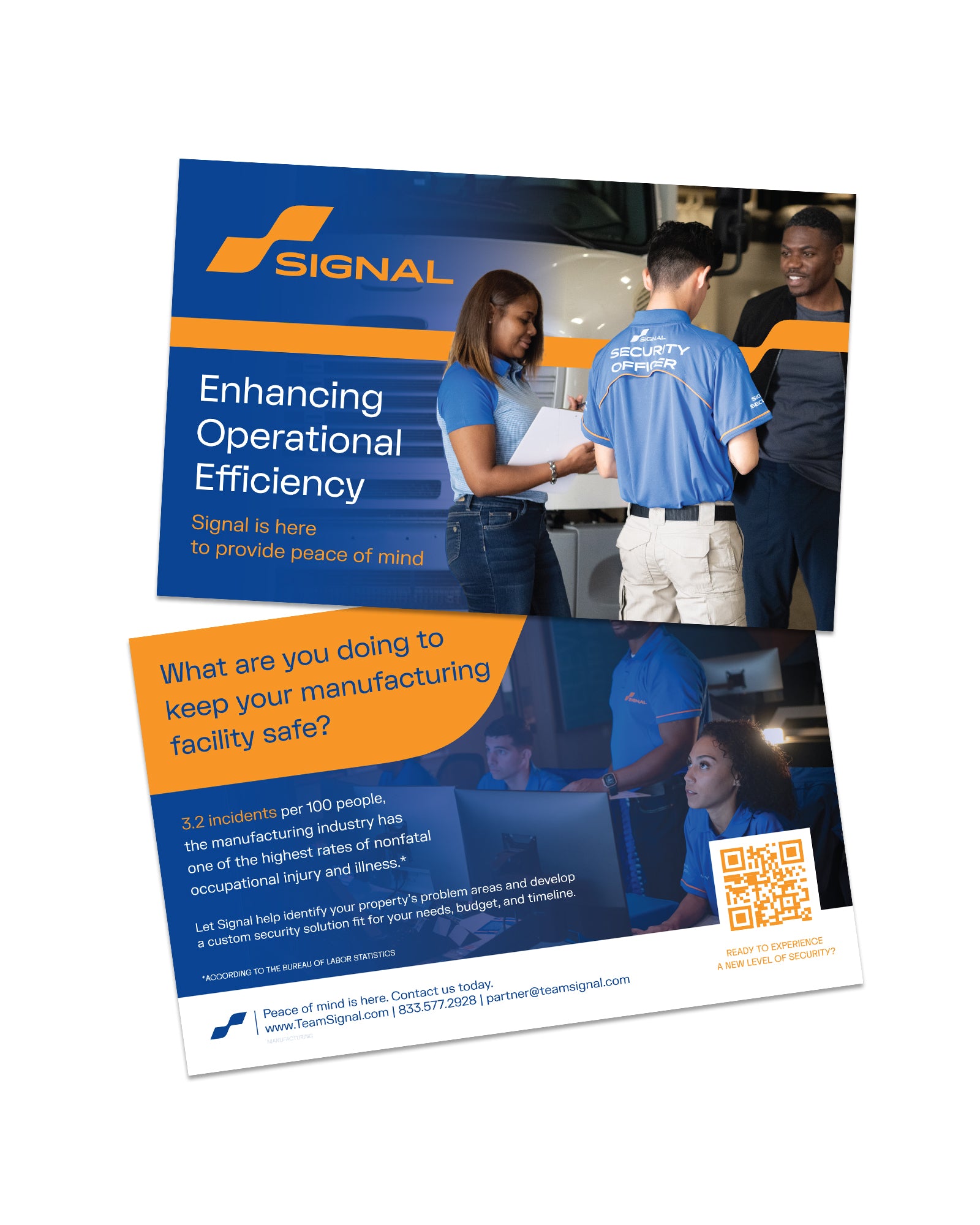 Manufacturing Postcard – Signal Intracompany Fulfillment Center